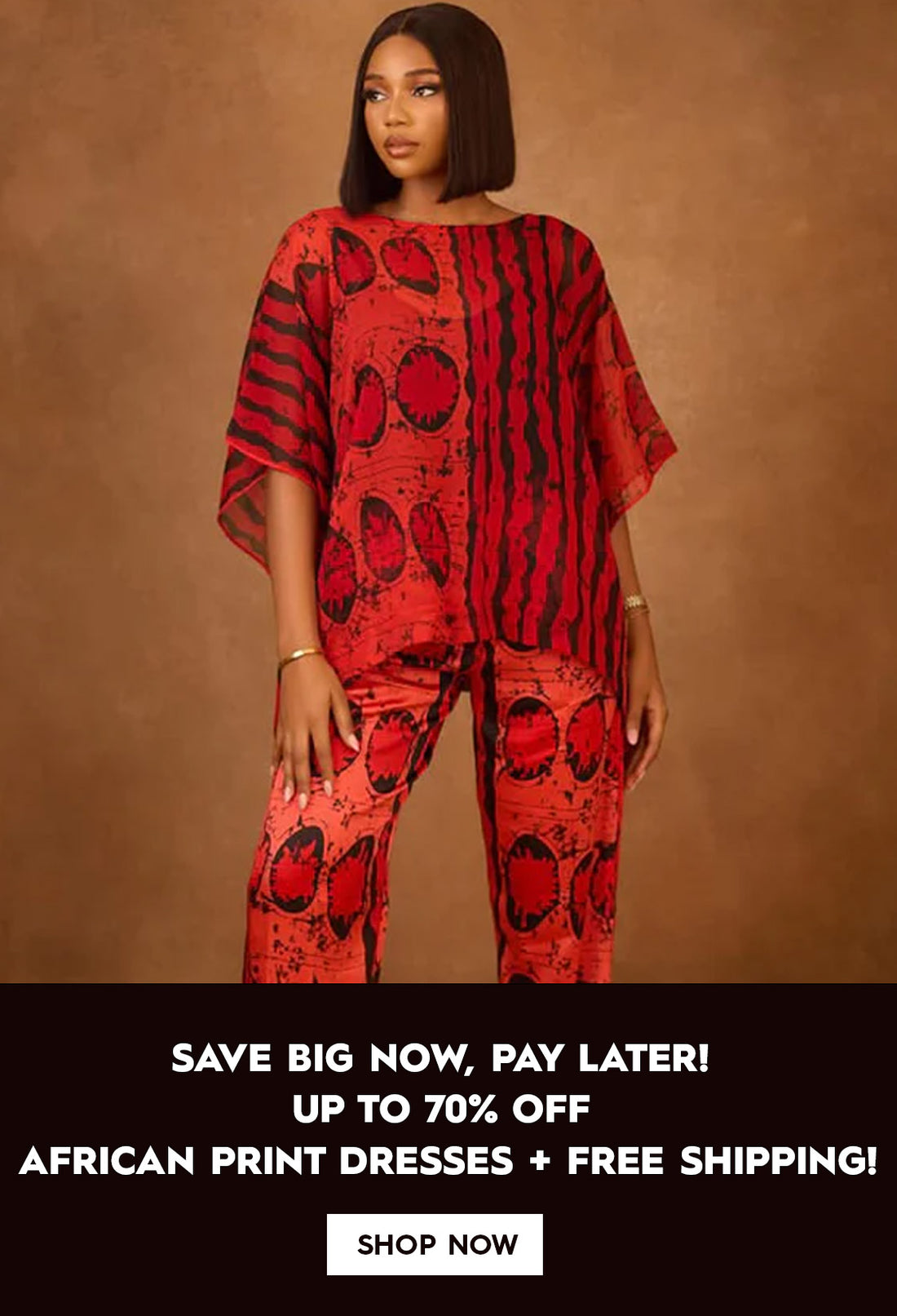 TJ African Print Dresses