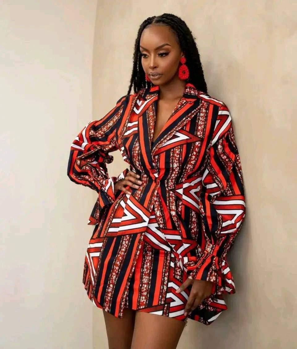 Women Ankara Short Dress – TJ African Print Dresses